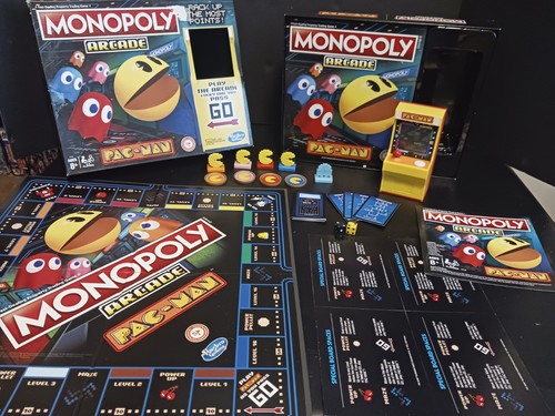 Monopoly Arcade Pac-Man Board Game Hasbro Gaming 2020 Complete Tested ...