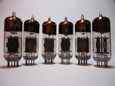 6pсs. 6N6P / 6Н6П ~ ECC99, E182CC double triode. TESTED. SAME DATE 03 ...