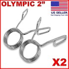 Spring Clip Collars Weight Dumbbell Handles for Olympic 2-Inch Bars ...