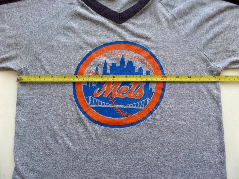 Vintage NY Mets Baseball 80's 90's Super Soft Gray T Shirt | eBay