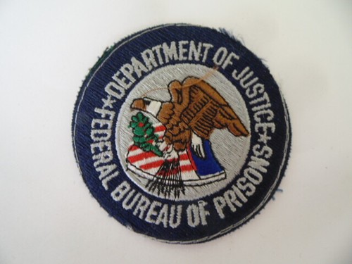 INSIGNE TISSU PATCH USA FEDERAL BUREAU OF PRISONS / DEPARTMENT OF ...