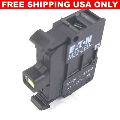 EATON M22-LED (red) CONTACT BLOCK | eBay