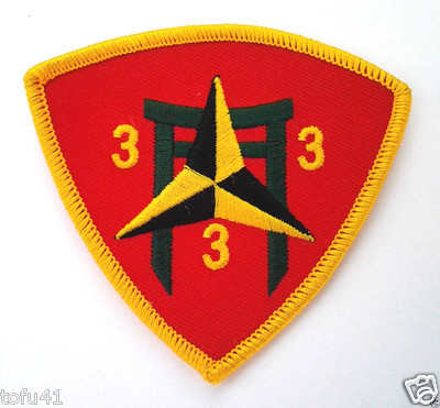 3RD BATTALION 3RD MARINES Military Veteran Biker US MARINE CORP Patch ...