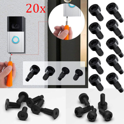 Ring Doorbell Screws 20x Replacement Security Screws Compatible + Video ...