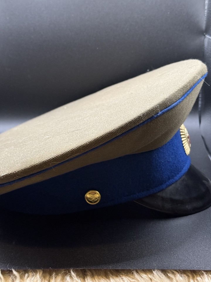 ORIGINAL KGB КГБ VISOR CAP HAT USSR SOVIET AFTER NKVD MGB 1954 EARLY ...