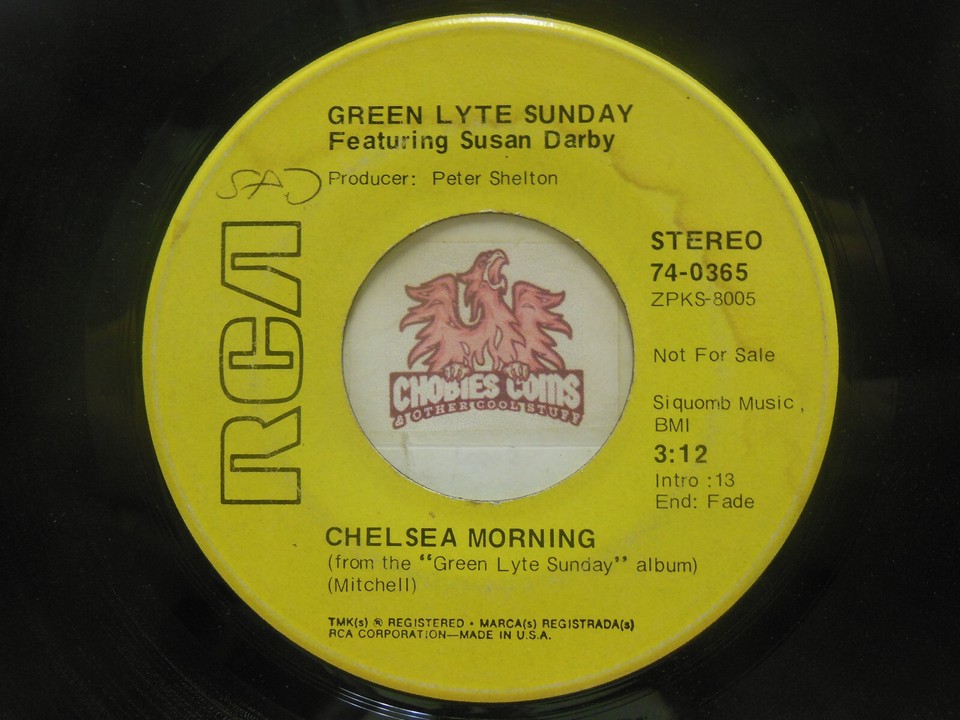 Green Lyte Sunday – Chelsea Morning / Emmie, 45 RPM VG (10H) | eBay