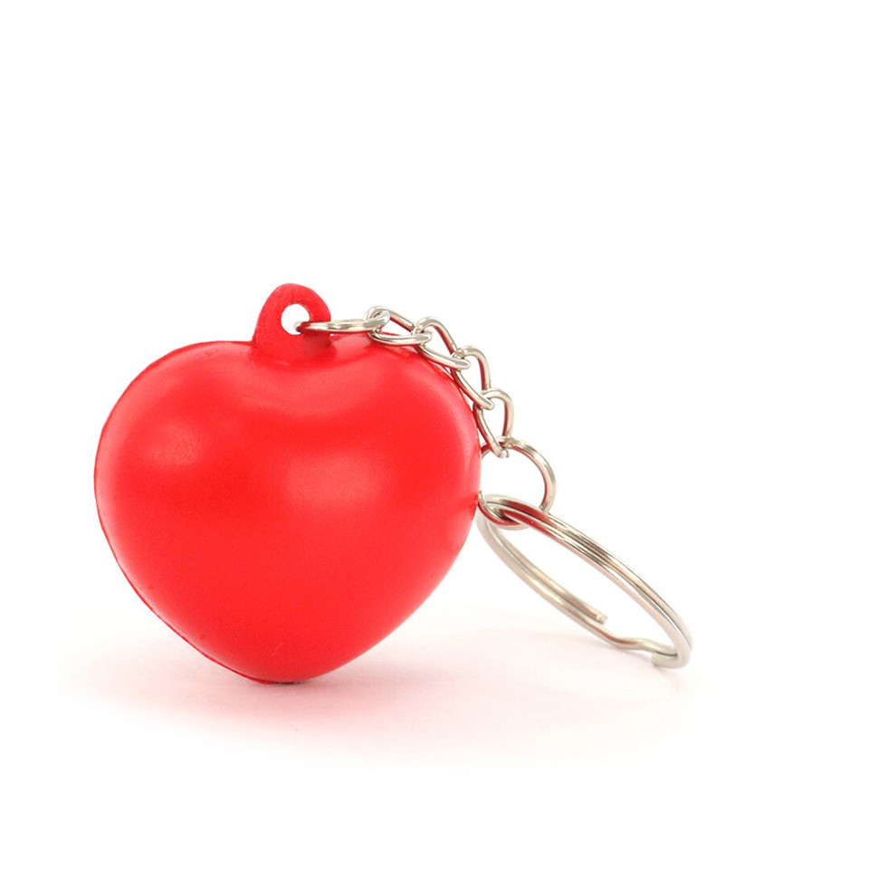 Stress Relief Keychain Heart Gift Valentine's Day Stress Ball Cupid ...