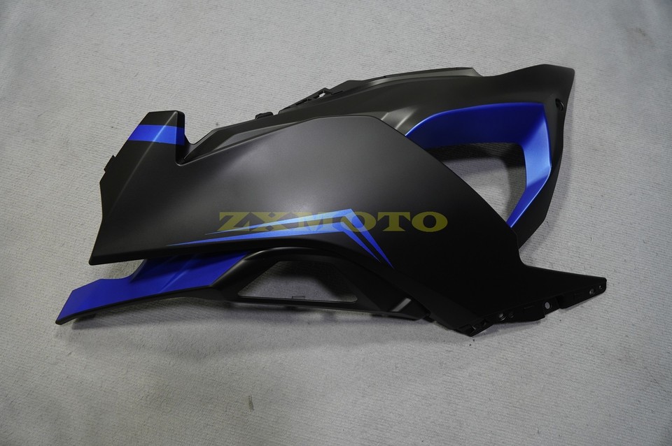 For Kawasaki Ninja ZX6R 2024 2025 Matte Blue Black Fairing Kit +Tank ...