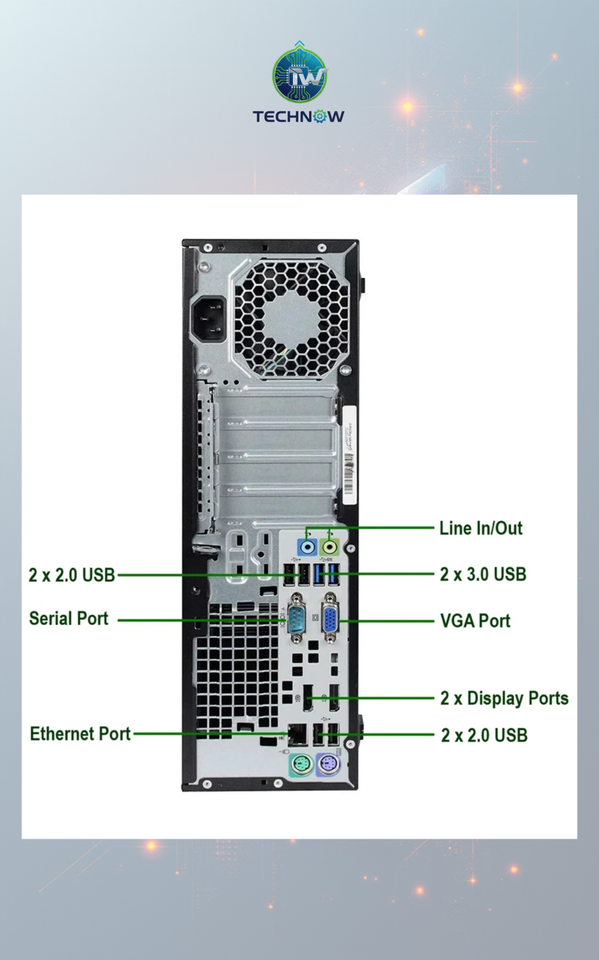 Windows 11 Pro HP i5 3.2 ghz 500GB SSD 16GB RAM WiFi Desktop Computer ...
