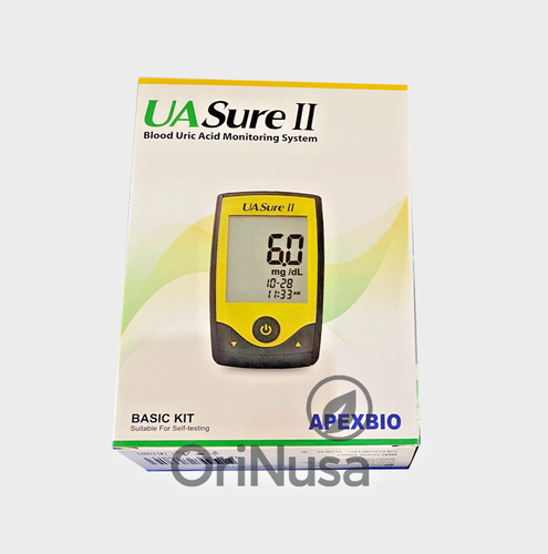 UaSure II Blood Uric Acid Monitor Kit - Gout Test Device for Home Use ...