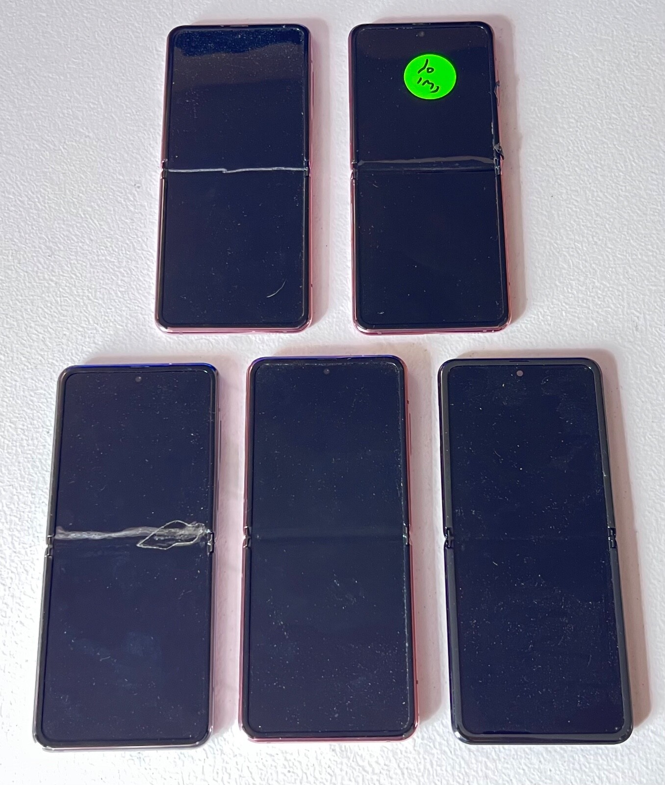 Lot of 5 No Motherboard Samsung Galaxy Z Flip 5G SM-F707B - 256GB ...