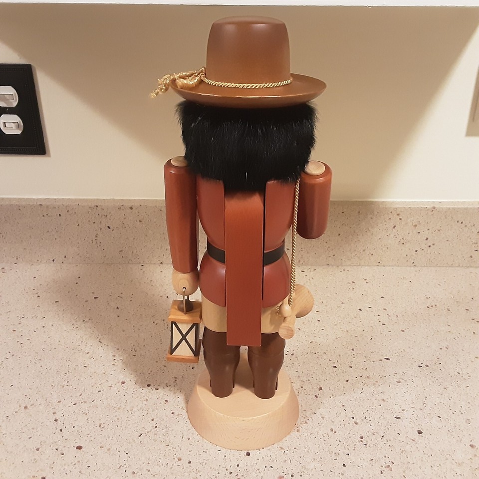 15" Straco Nutcracker ECHT ERZGEBIRGE Made in Germany Holzkunst Lantern ...