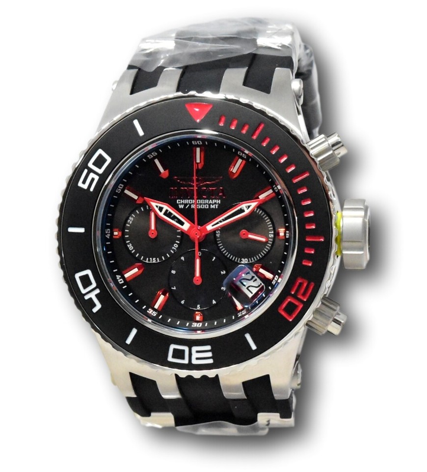 Invicta Subaqua Specialty Men's 52mm Stainless ISA Swiss Chronograph ...