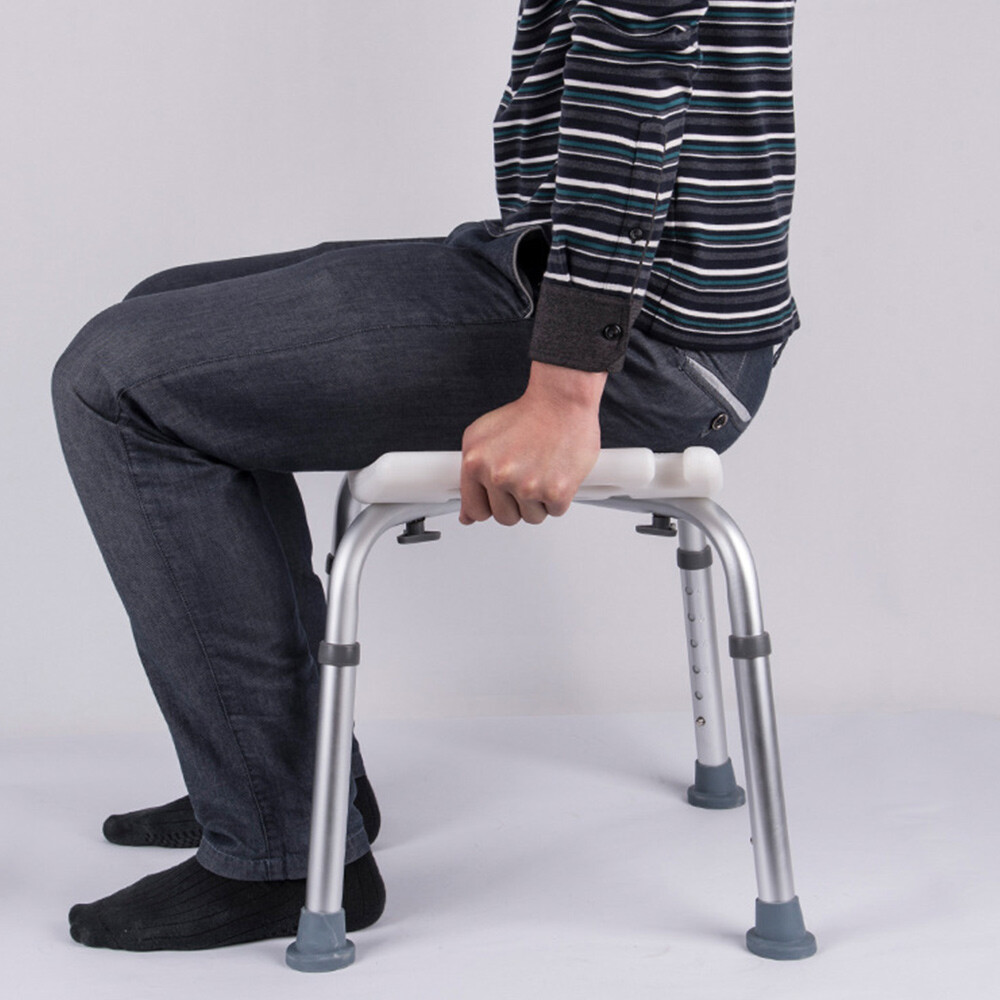 Adjustable Height Medical Shower Chair Stool Bathtub Bench Detachable ...