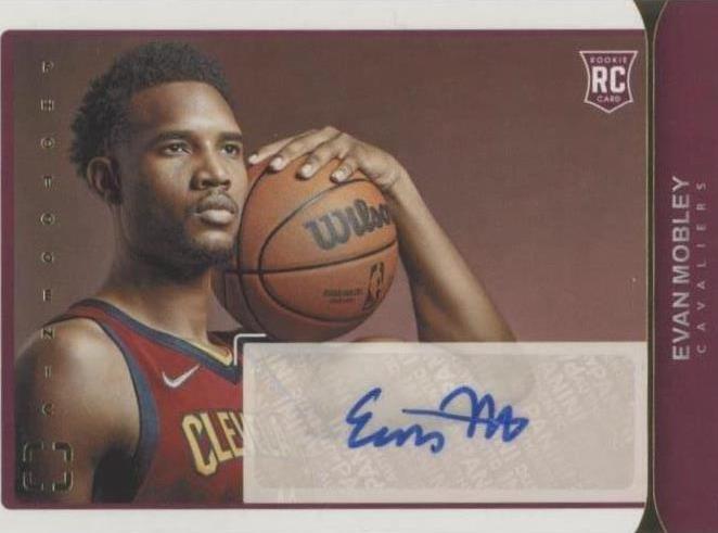 2021-22 Panini Photogenic - Rookie Signatures Evan Mobley #RS-MOB (AU ...
