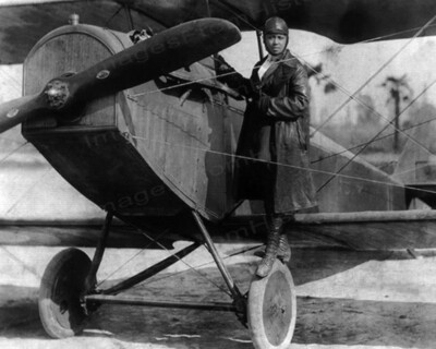 8x10 Print Historic Bessie Coleman First African American Pilot #BC25 ...
