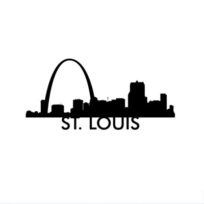 6.25" St. Louis Missouri Decal Sticker MO State Skyline Skyscapes City ...
