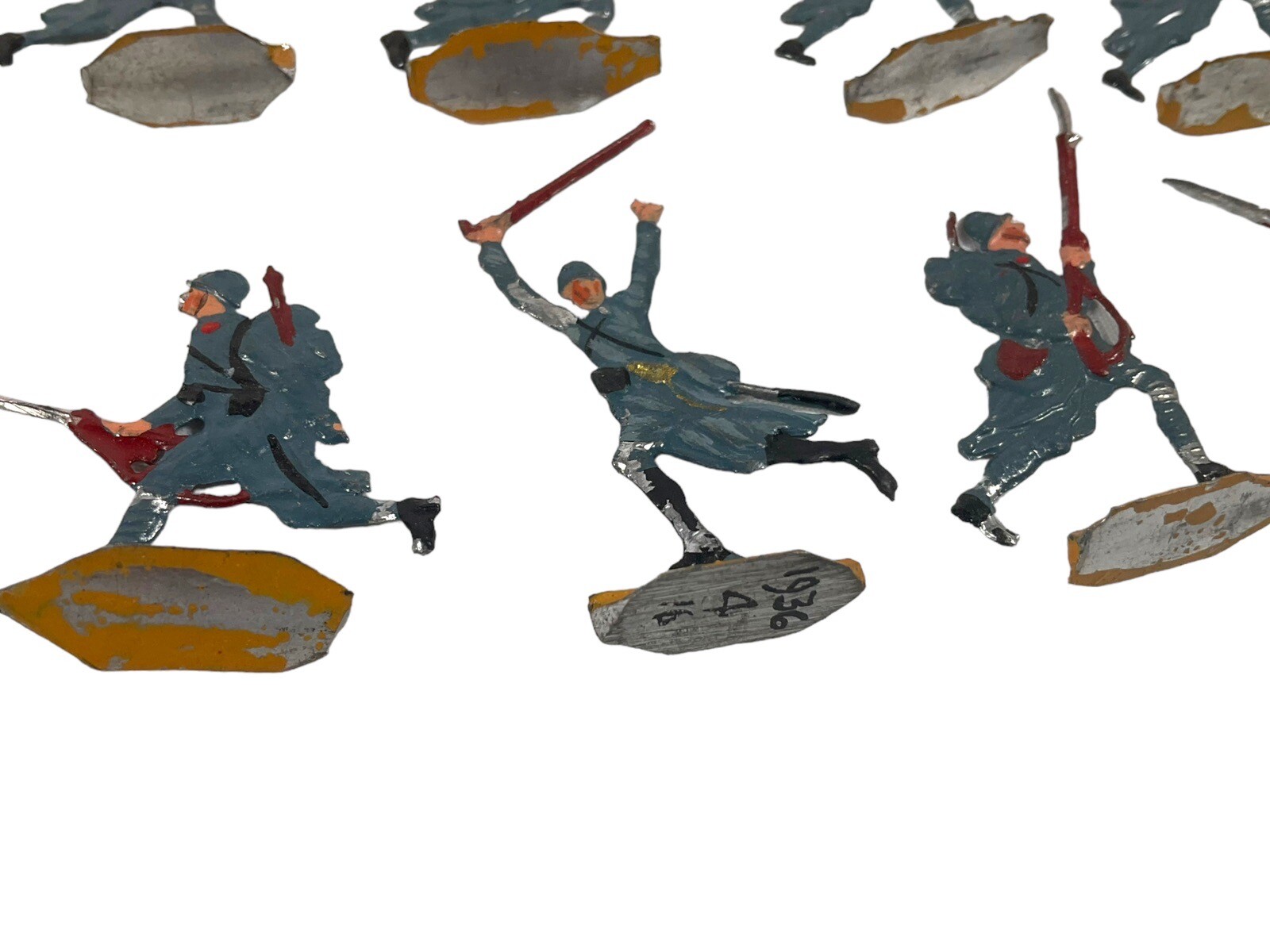 German Flats Kieler Zinnnfiguren, Kilia French Infantry Charging 1936 W ...