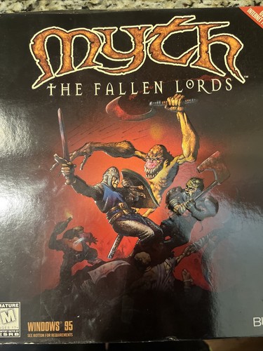 Myth: The Fallen Lords; Windows 95; never played; Big Box With Manual ...