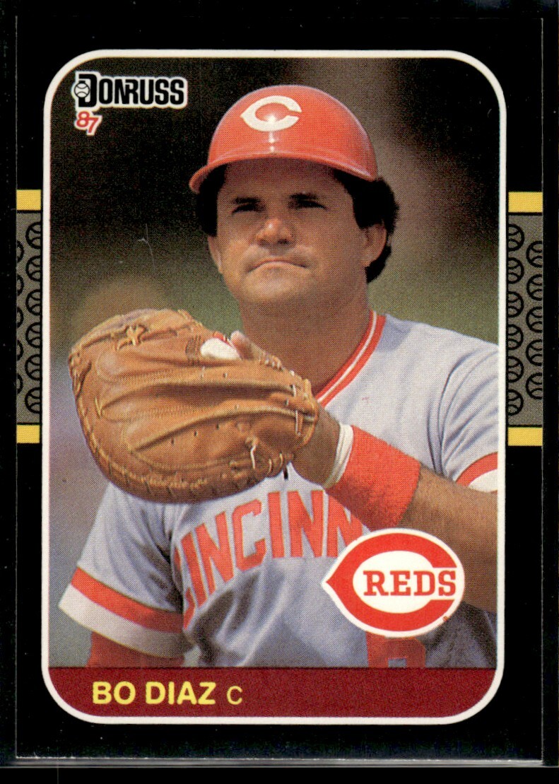 1987 Donruss #246 Bo Diaz Cincinnati Reds | eBay