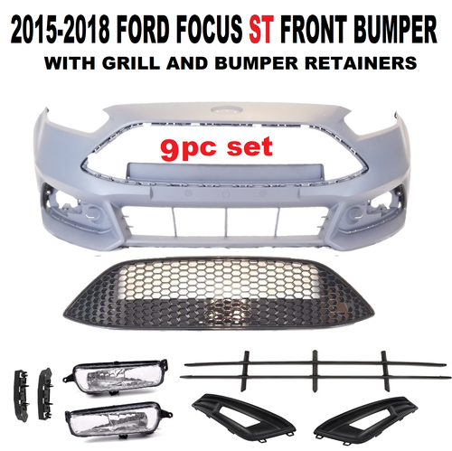 2015 2016 2017 2018 FORD FOCUS ST FRONT BUMPER COVER WITH GRILL | eBay