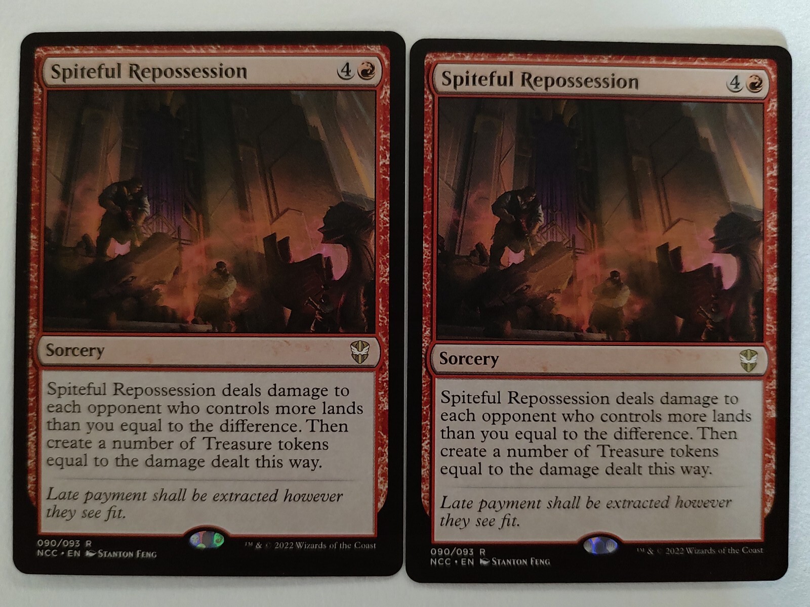 MTG Spiteful Repossession Commander: Streets of New Capenna 090/093 ...