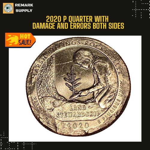 2020 P Quarter with damage and errors both sides | eBay