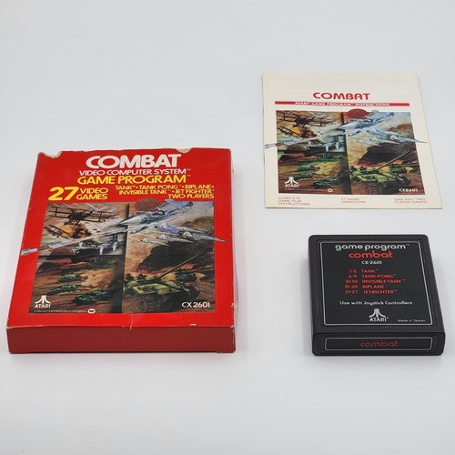 Combat (Atari 2600) CIB Complete (Box Damage - See Pics) TESTED | eBay
