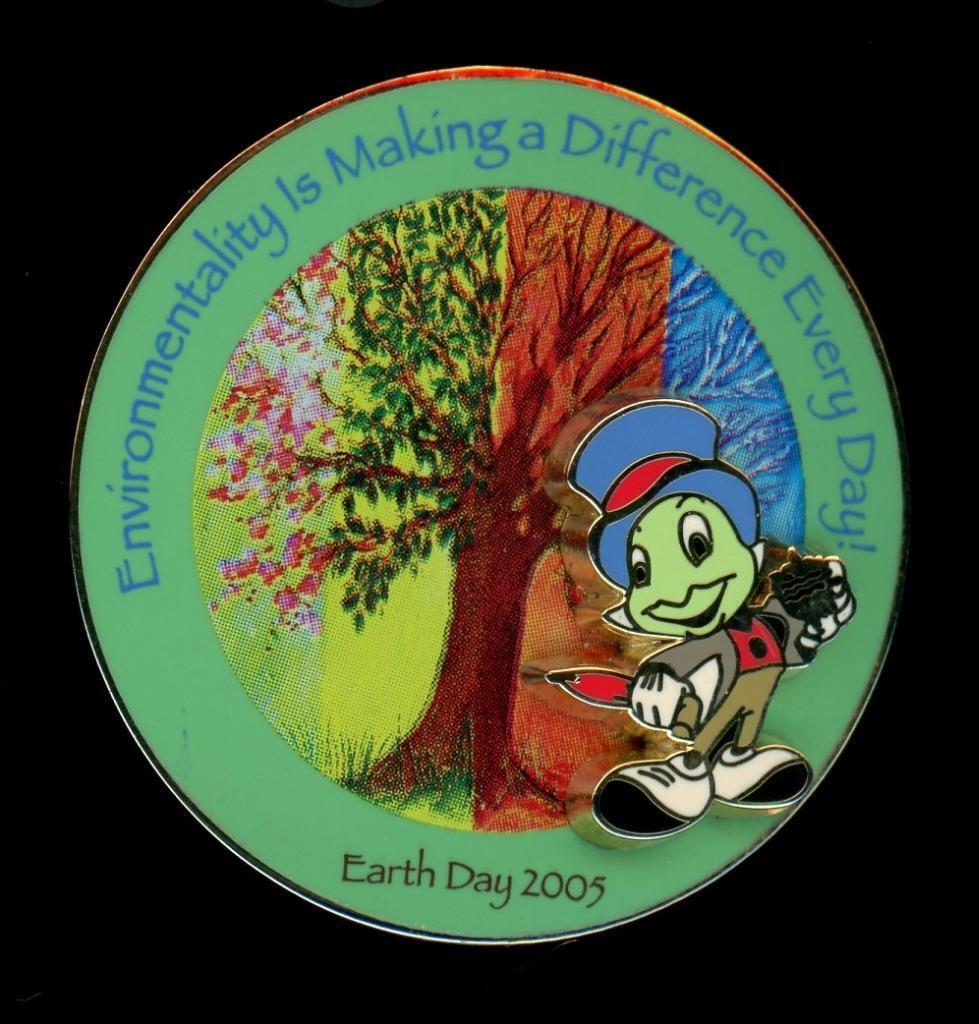 DLR Cast Exclusive Earth Day 2005 Jiminy Cricket LE Disney Pin 38035 | eBay