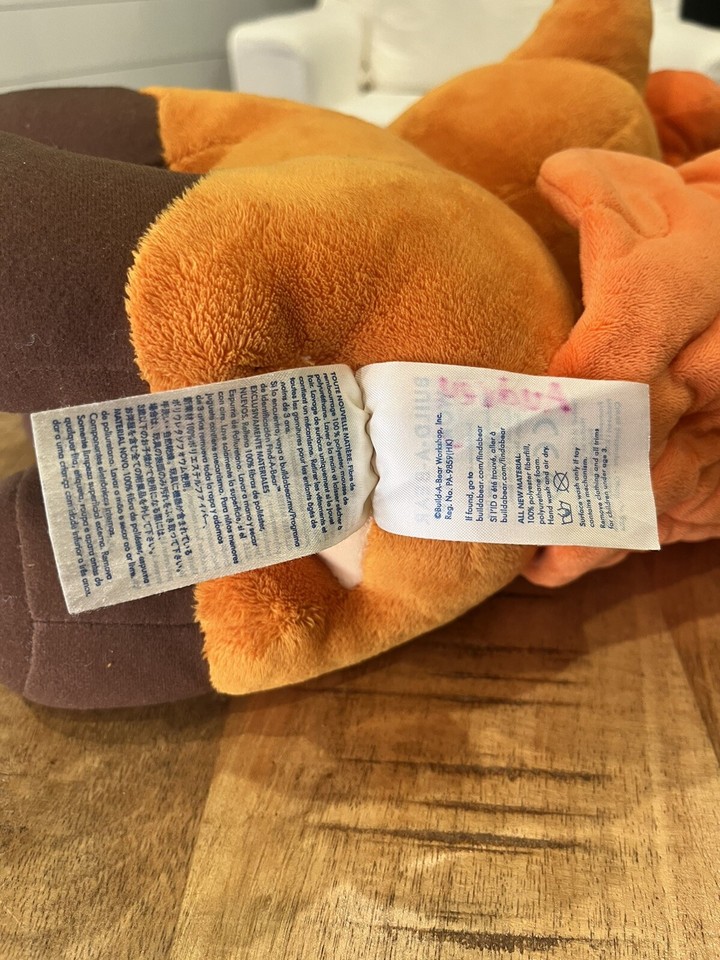 Build A Bear Vulpix 2017 Pokemon Nintendo B.A.B. Plush 14" Working ...