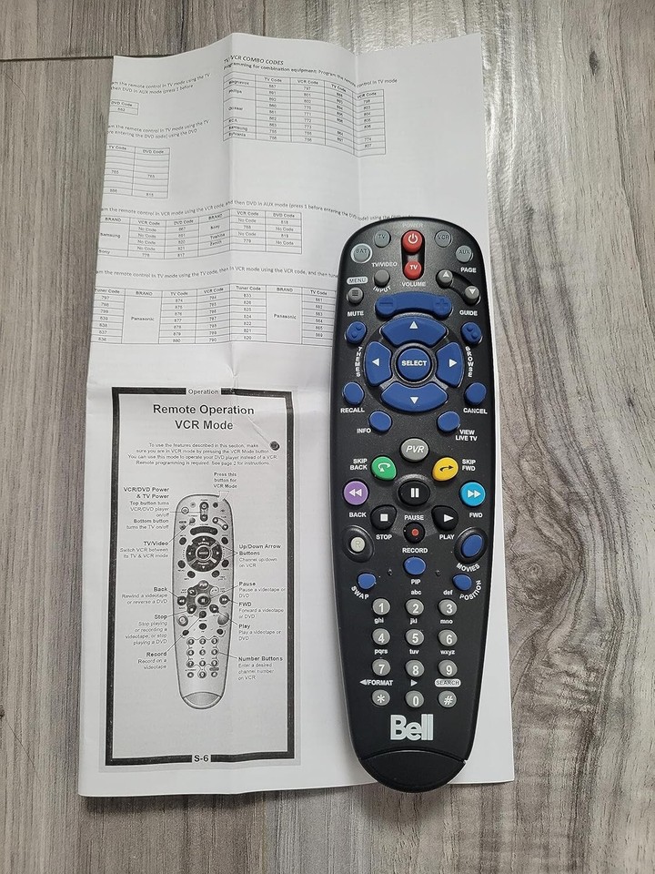 Bell Remote Control 5.4 IR – Tested & Working | Universal Replacement ...