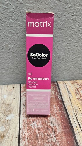 Matrix SoColor Pre-Bonded Permanent Hair Color 5CG Medium Brown Copper ...
