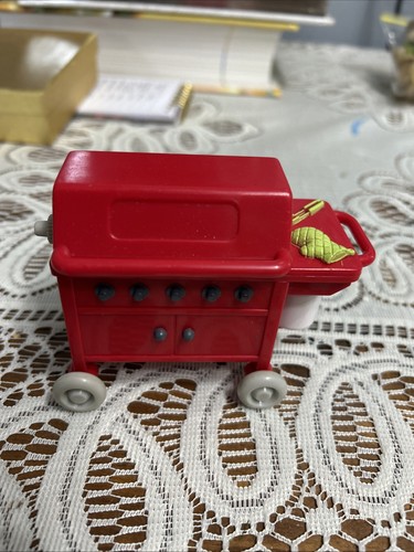 Fisher Price Loving Family Grill Outdoor Cooking Fun Barbecue BBQ ...