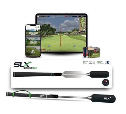 SLX MicroSim Indoor Home Golf Simulator Game App w/ E6 Connect | eBay