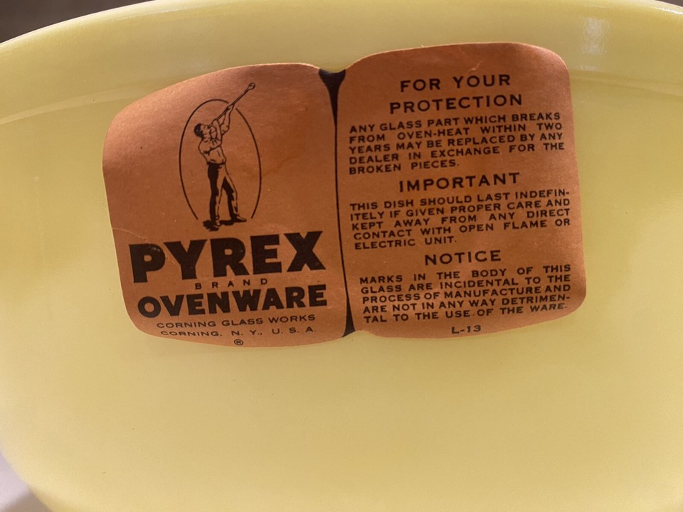 New Old Stock In Box Pyrex Primary Colors Bowl Set 1940s 1950s | eBay