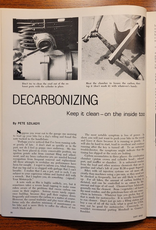 October 1972 Dirt Bike Magazine Vintage Motocross Supercross Motorcycle ...