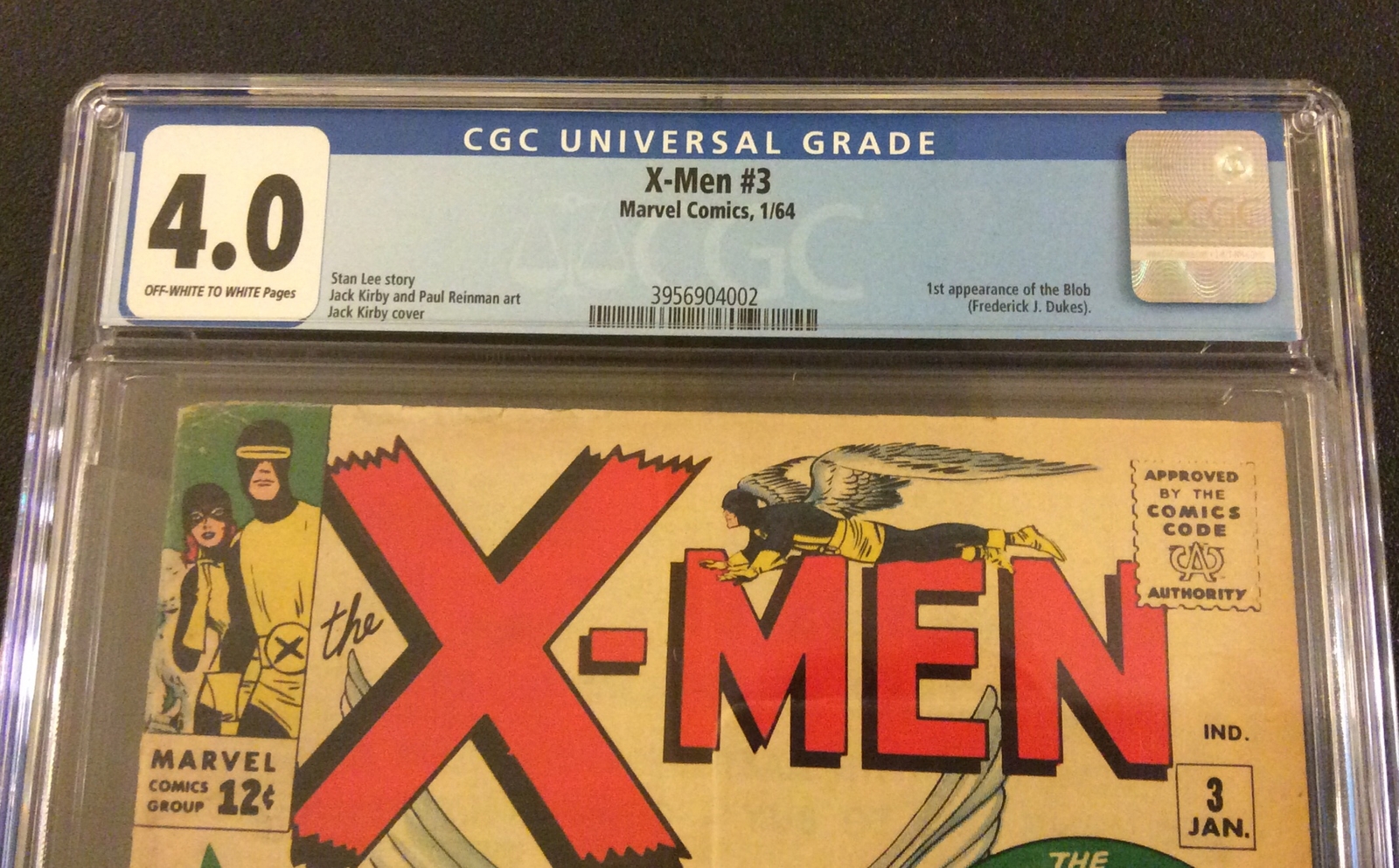 X-MEN #3 Comic CGC 4.0 1ST APPEARANCE THE BLOB Marvel 1964 STAN LEE ...