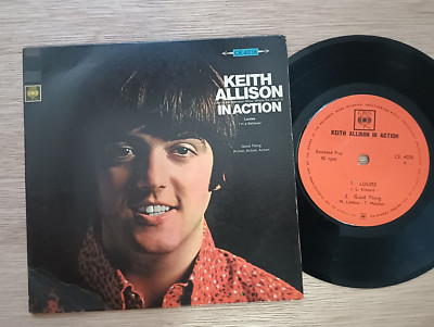 KEITH ALLISON In Action - Rare Singapore Malaysia CBS 45rpm 7" EP ...