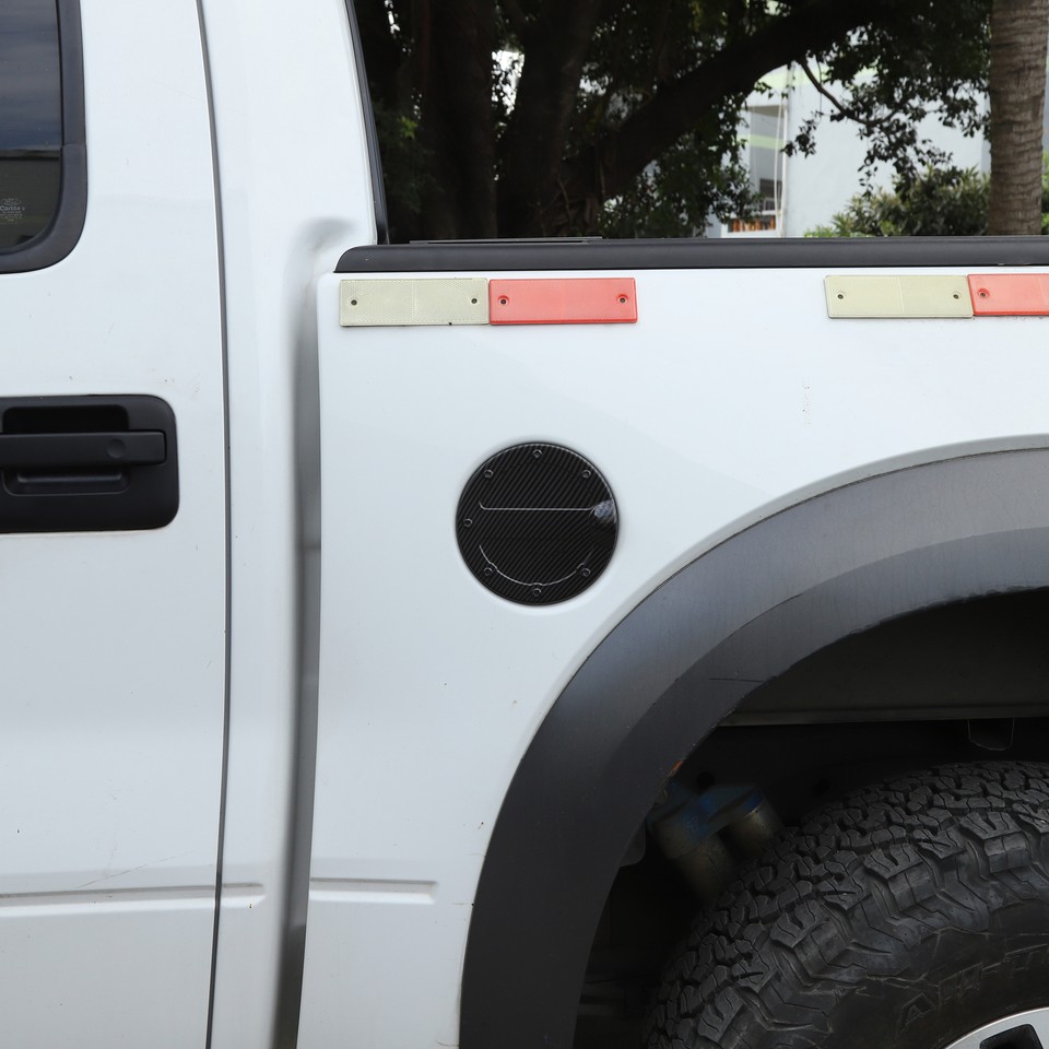 Door Gas Door Fuel Tank Decor Cover Trim For Ford F150 Raptor 09-14 ...