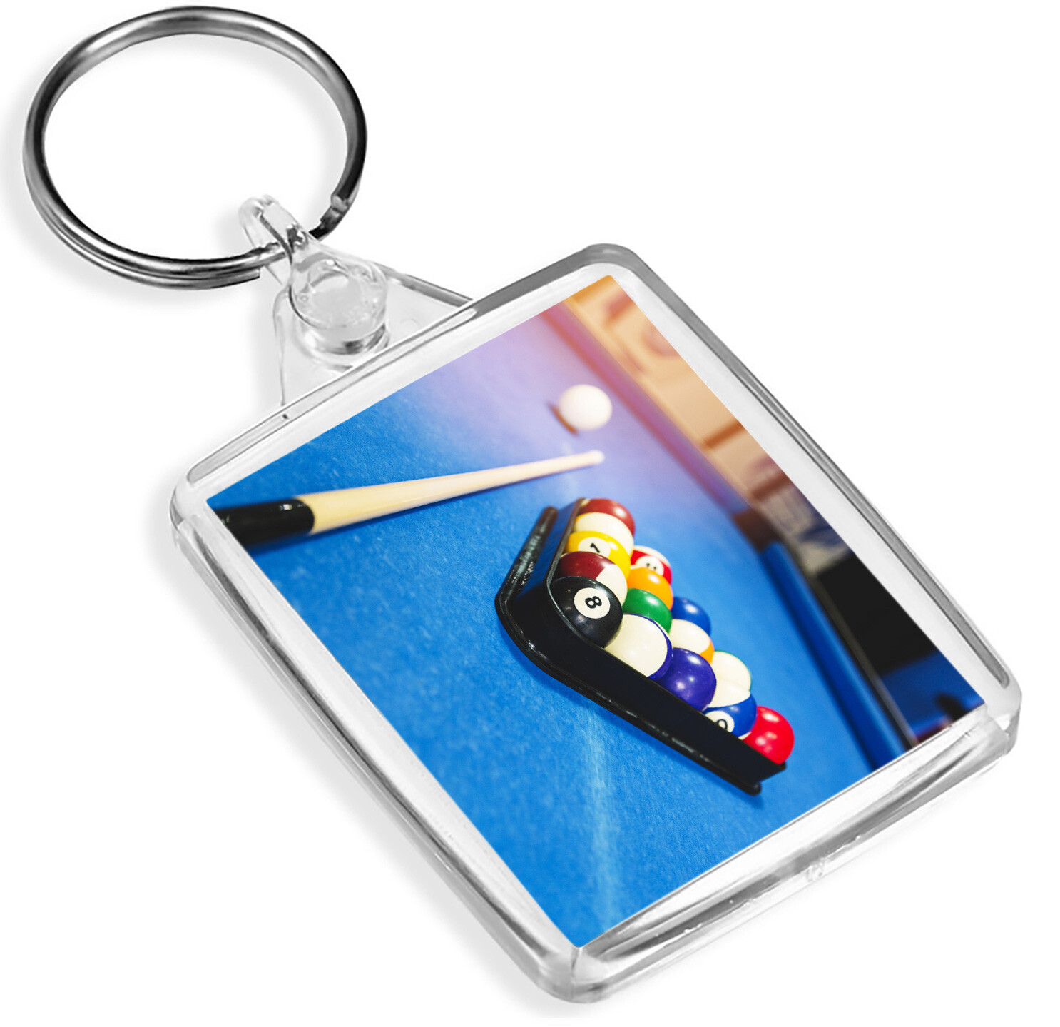Blue Pool Table Keyring - IP02 - Snooker Billiards Sports Pub Cool Gift ...