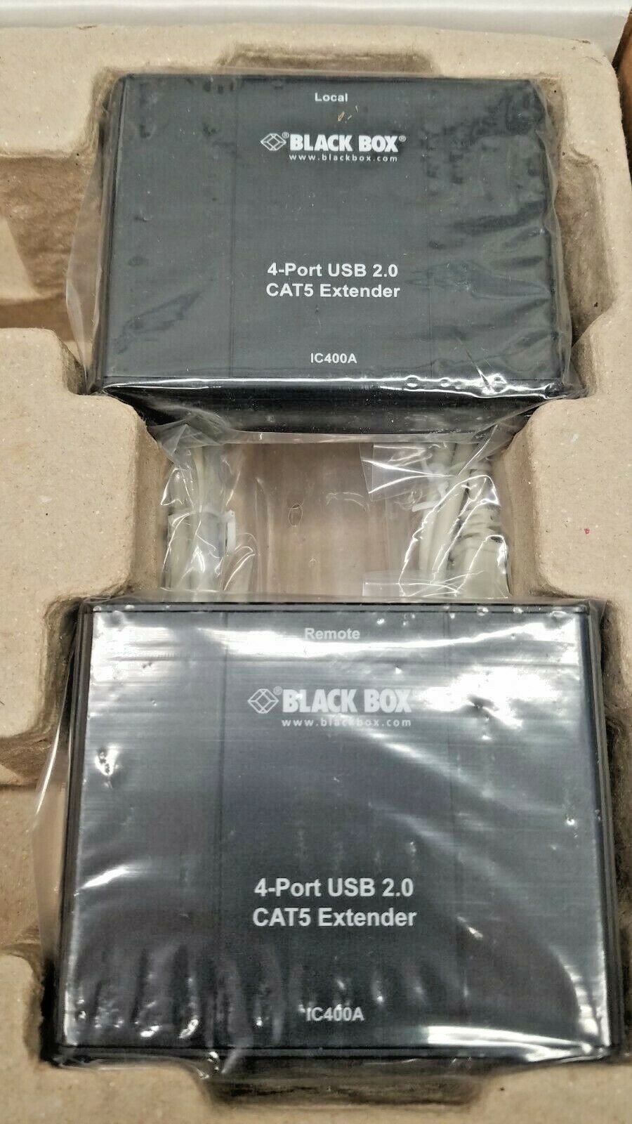 Black Box 724 746 5500 USB 2.0 EXTENDER Transmitter/Receiver IC400A | eBay