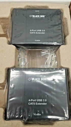 Black Box 724 746 5500 USB 2.0 EXTENDER Transmitter/Receiver IC400A | eBay