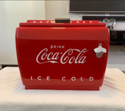 Vintage Coca Cola Cooler. Table Top 1940s Coca Cola Vending Machine ...