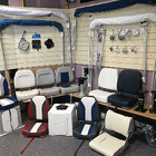 Navy Captains Boat Seat, Storage Box, 360 Swivel and Hatch, Fishing ...