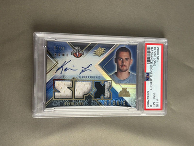 08-09 SPX Radiance Home Kevin Love Rc Auto Triple Game Patch #1/25 ...