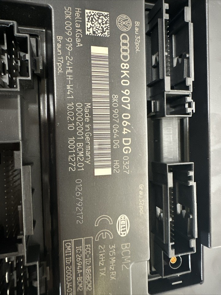 2009-2012 AUDI A4 A5 Coupe Comfort Control Module / CCM 8K0907064DG Oem ...
