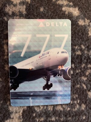 Delta Airlines Boeing 777-200LR Pilot Trading Card Number 45 | eBay