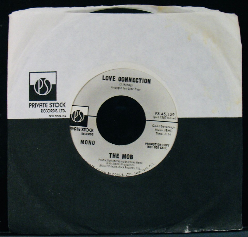 THE MOB~Love Connection~Near Mint Soul Promo 45 PRIVATE STOCK #PS ...
