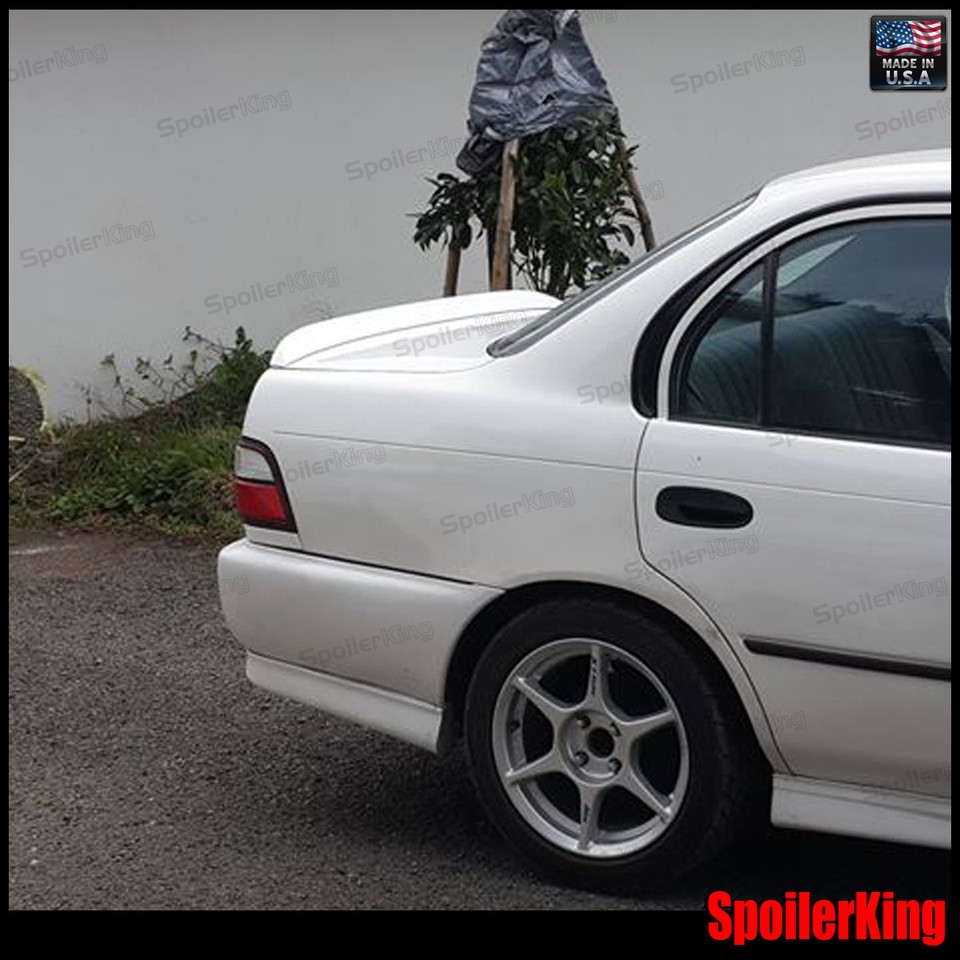 SPK 284G Fits: Toyota Corolla 1993-97 4dr Rear Trunk Lip Spoiler ...