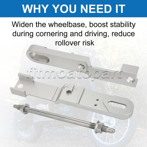 Bolt-On Swing Arm Extension 4"- 5" Kit For Razor MX650 SX500 Stretched ...